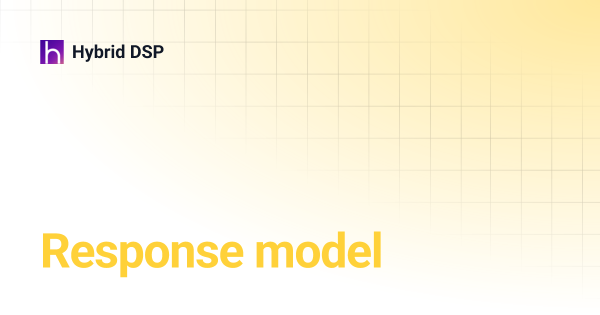 Response Model Hybrid Dsp